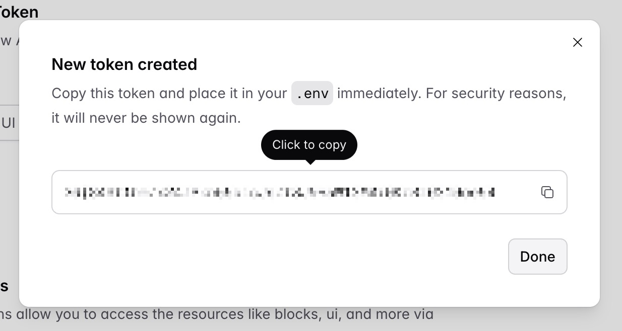 Docs / Intent UI Design