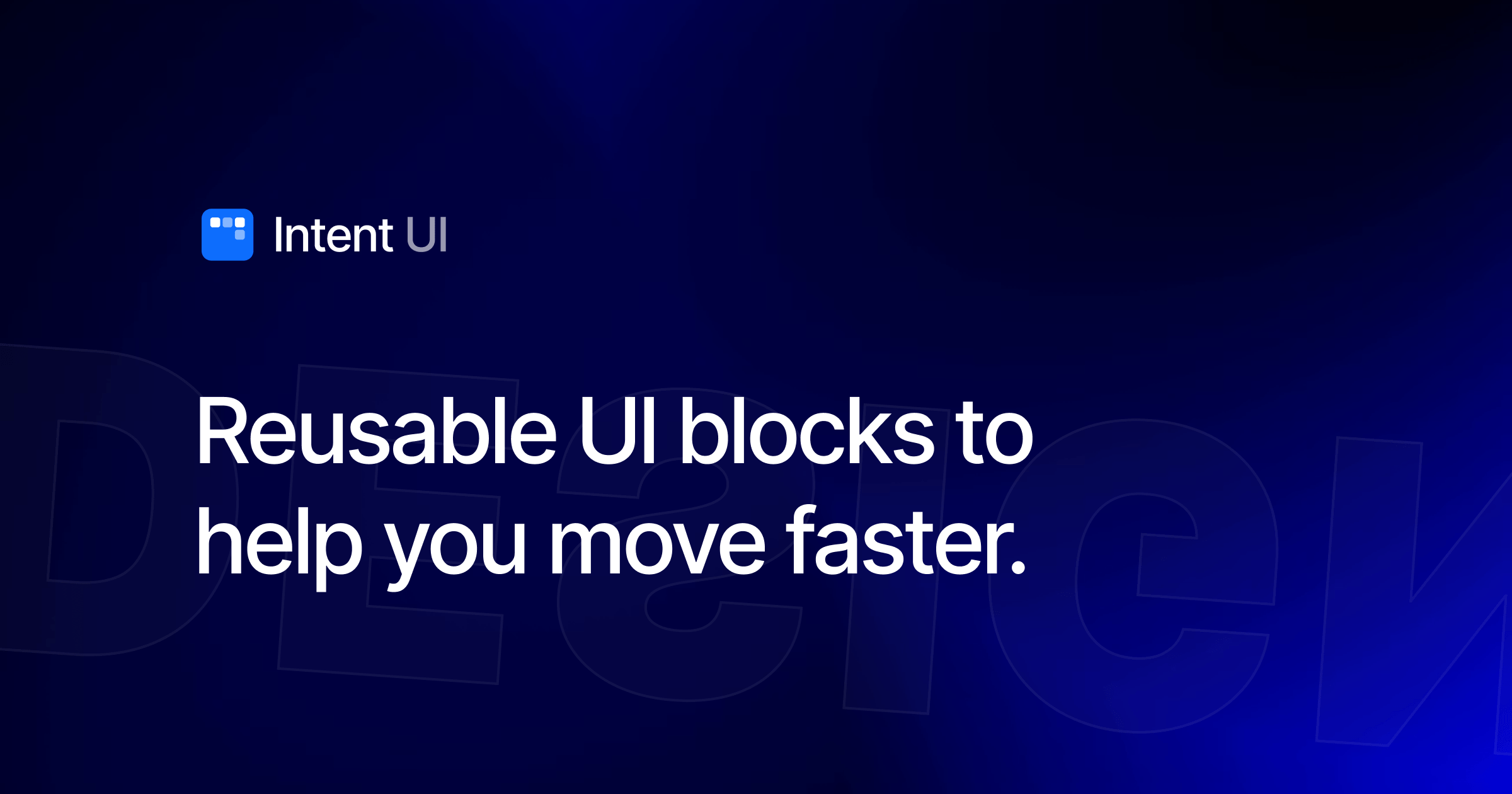 Reusable UI blocks / Intent UI